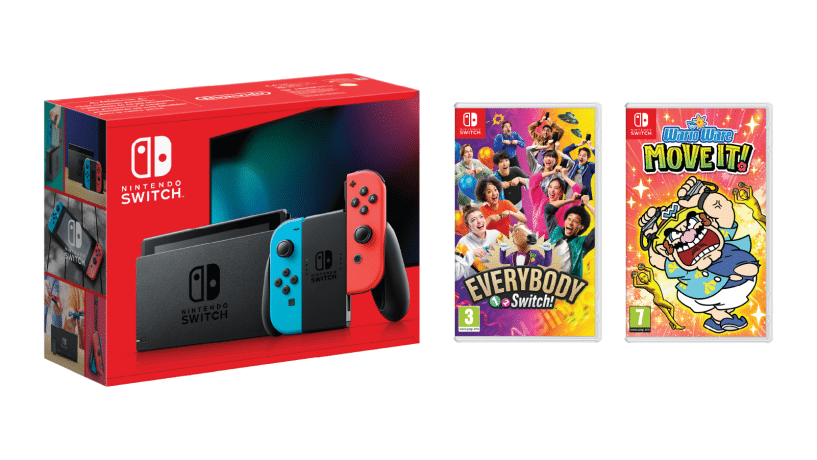 קונסולת נינטנדו סוויץ' עם ג'וי-קון כחול ואדום - היבואן הרשמי | נינטנדו ...